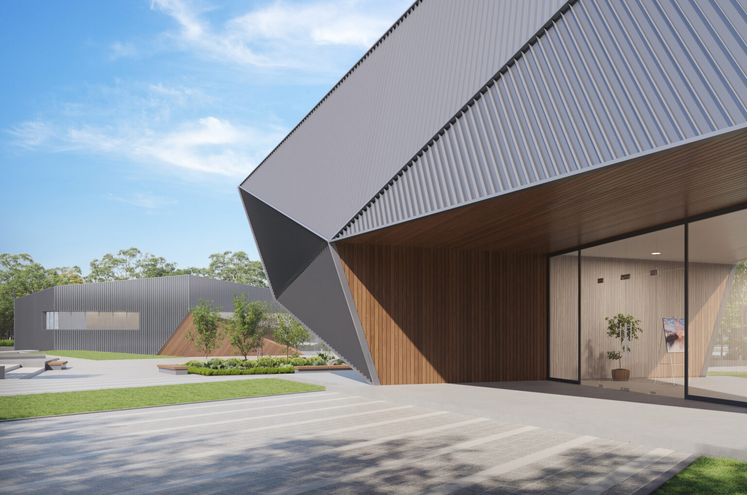 Integrating MetSeam Aluminium Fins with Insulated Panels for Enhanced Facade Performance - Bondor